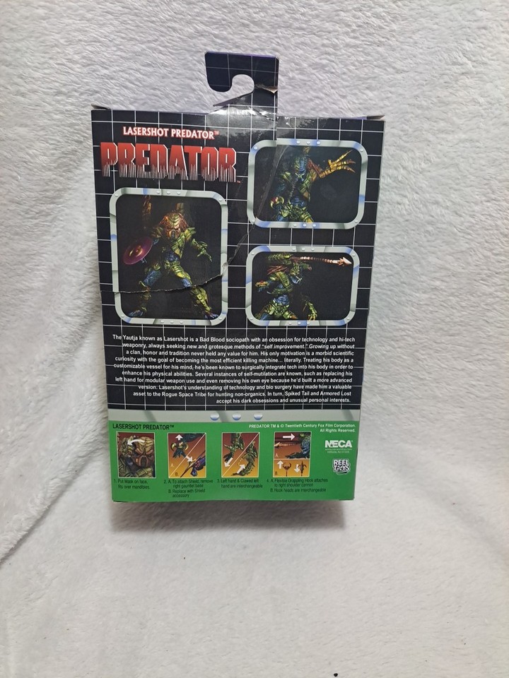 Predator Lasershot Action Figure New In Sealed Box | eBay