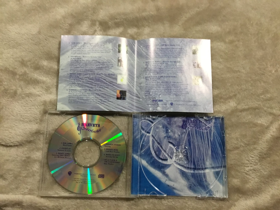 Harveys Interludes CD A Smooth Jazz Collection Bela Fleck Boney James ...
