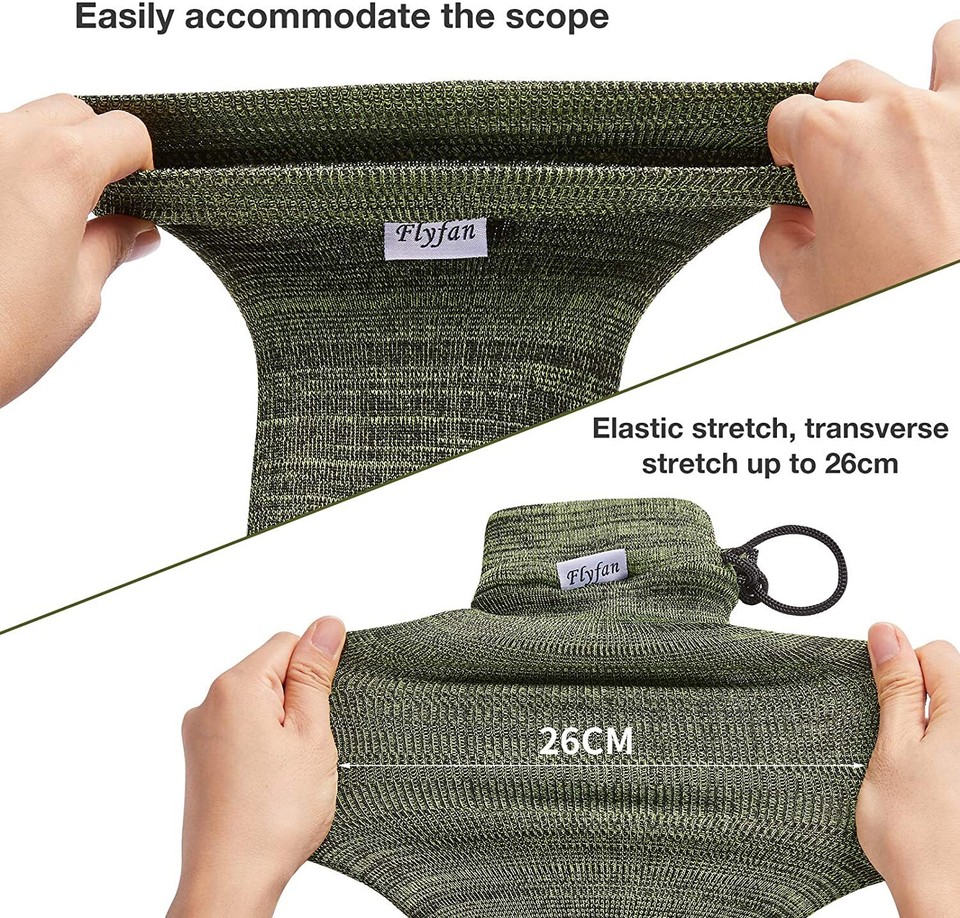 6Pcs 14 inch Silicone Gun Socks Treated Sleeve Shooting Cover for Gun ...