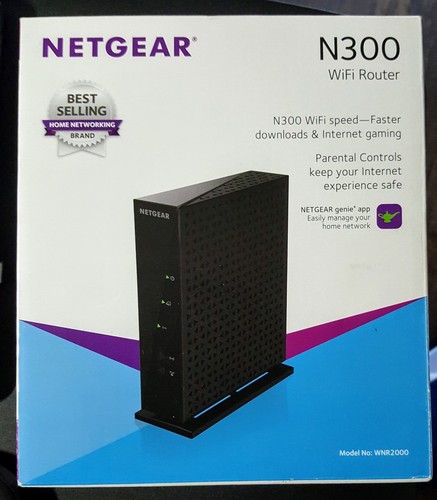 Netgear WNR2000 4-Port 10/100 Wireless N Router (WNR2000v3) | eBay