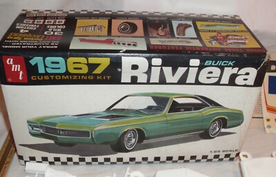 AMT 1967 BUICK RIVIERA HT CUSTOMIZING MODEL KIT BOXED 1:25 6557-170 | eBay