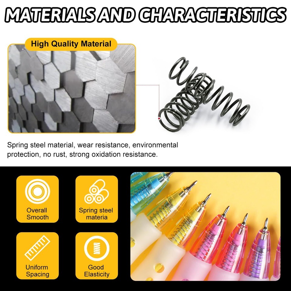 120mm Long Compression Spring 12mm - 70mm Diameter，Pressure / coiled ...