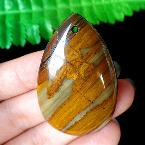 49x32x7mm Natural Sonoran Sunrise Sunset Stone Teardrop Pendant Bead ...