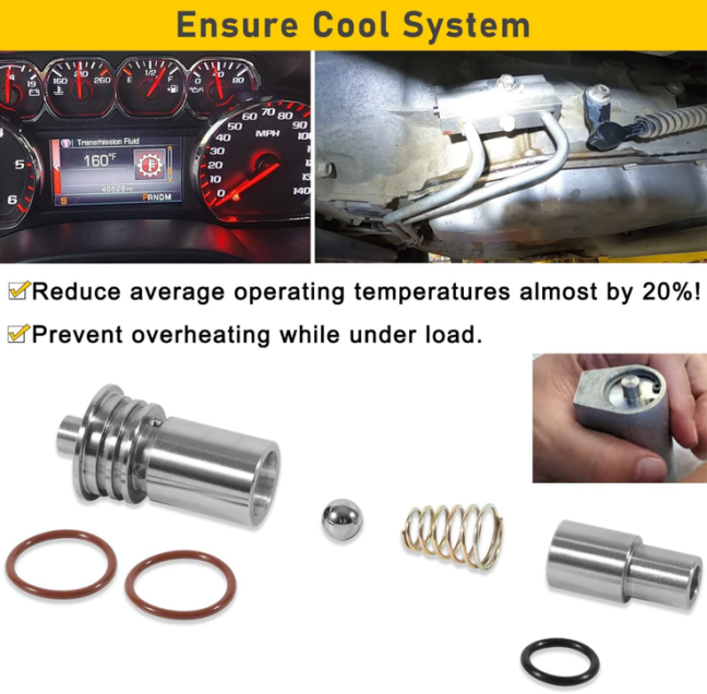 STL010 Transmission Cooling System Upgrade Kit for GM 6L80 6L90 8L90 ...