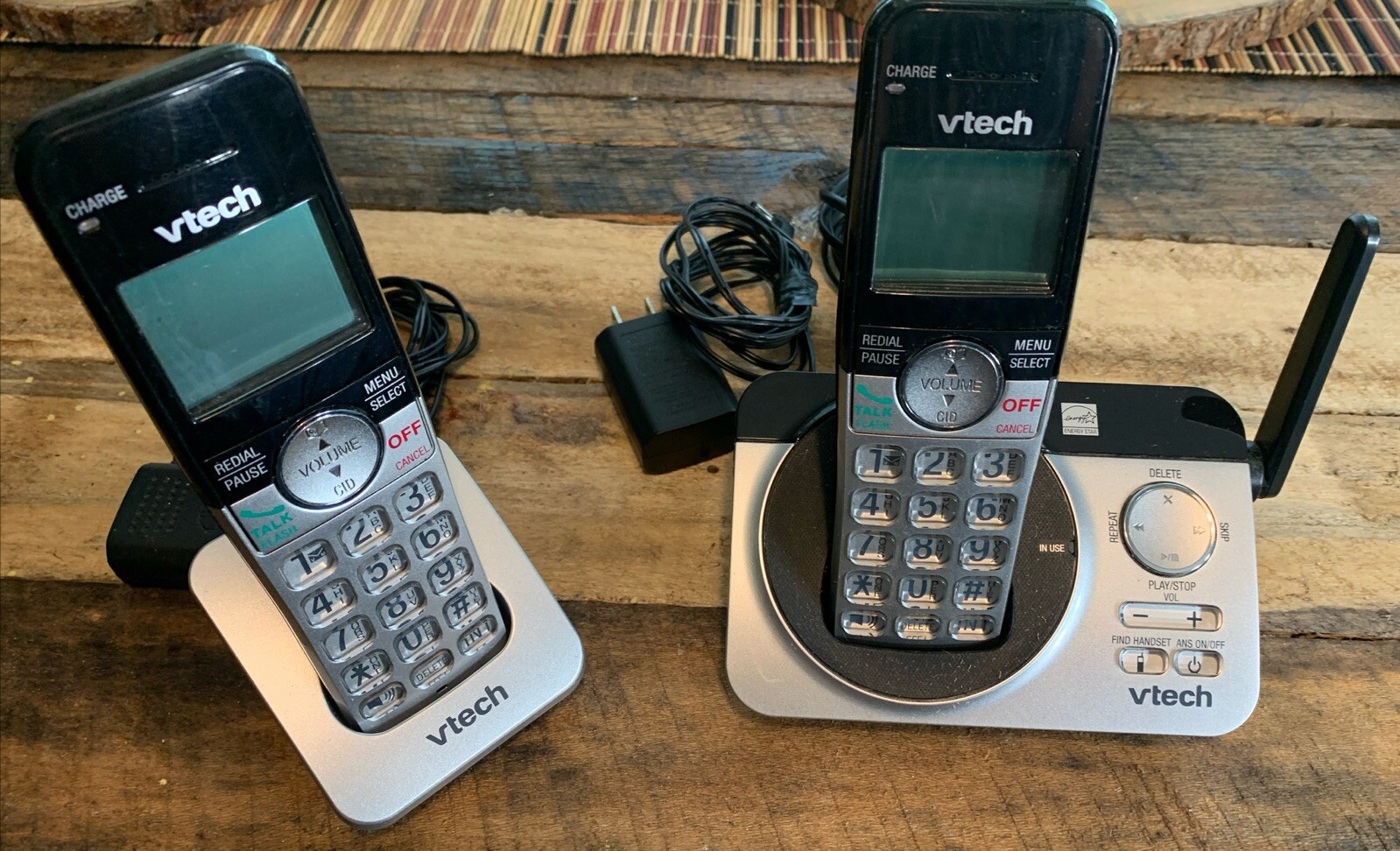 VTech CS5229-2 DECT 6.0 2-Handset Cordless Phone 735078048493| eBay