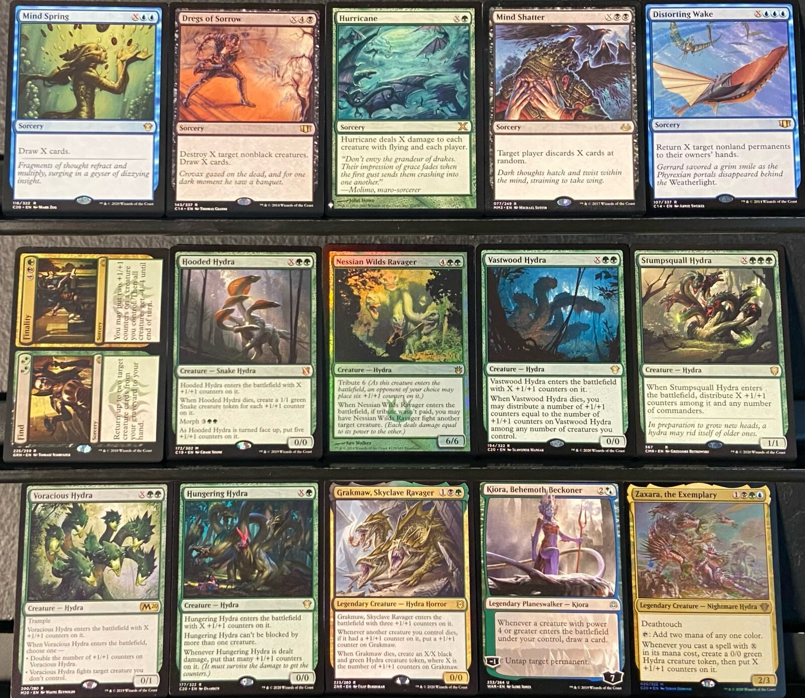 ***Custom Commander Deck*** Zaxara - Hydra Tribal - X Spells - EDH ...