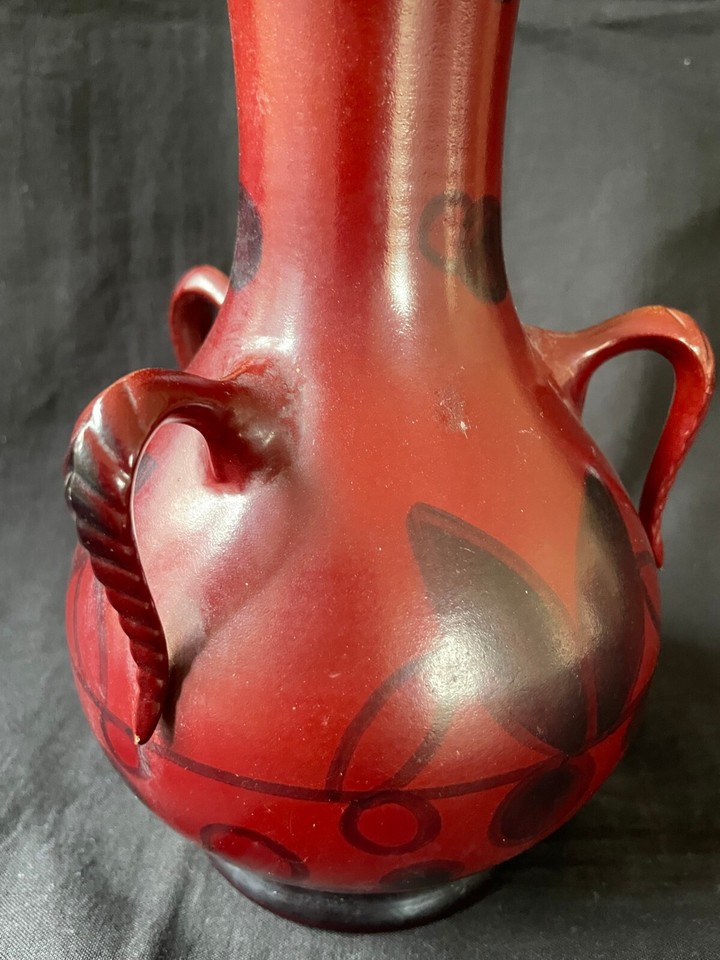 antique Art Deco Sigg Arta Swiss Suisse 3 handle vase. Marked Bottom | eBay