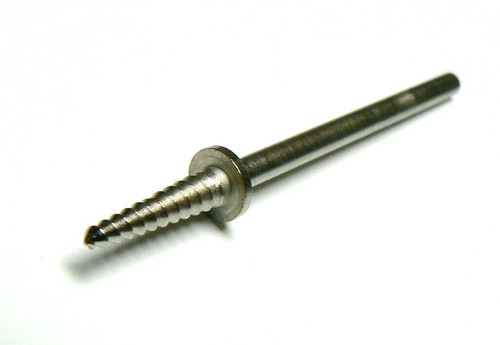 Mini Mandrel Threaded Tapered Pointed Screw Head 3/32" Shank for Rubber ...