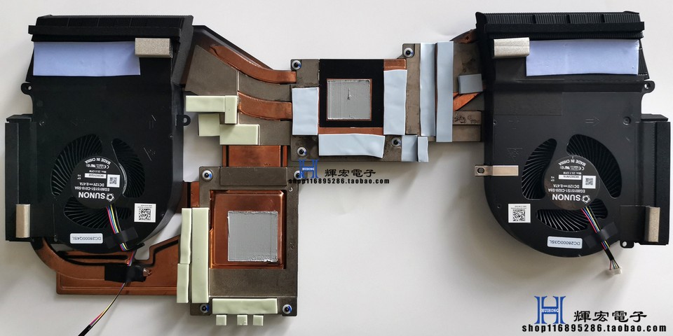 Heatsink w/Cooling Fan for Dell Alienware Area-51m R2 RTX 0XXG6C | eBay