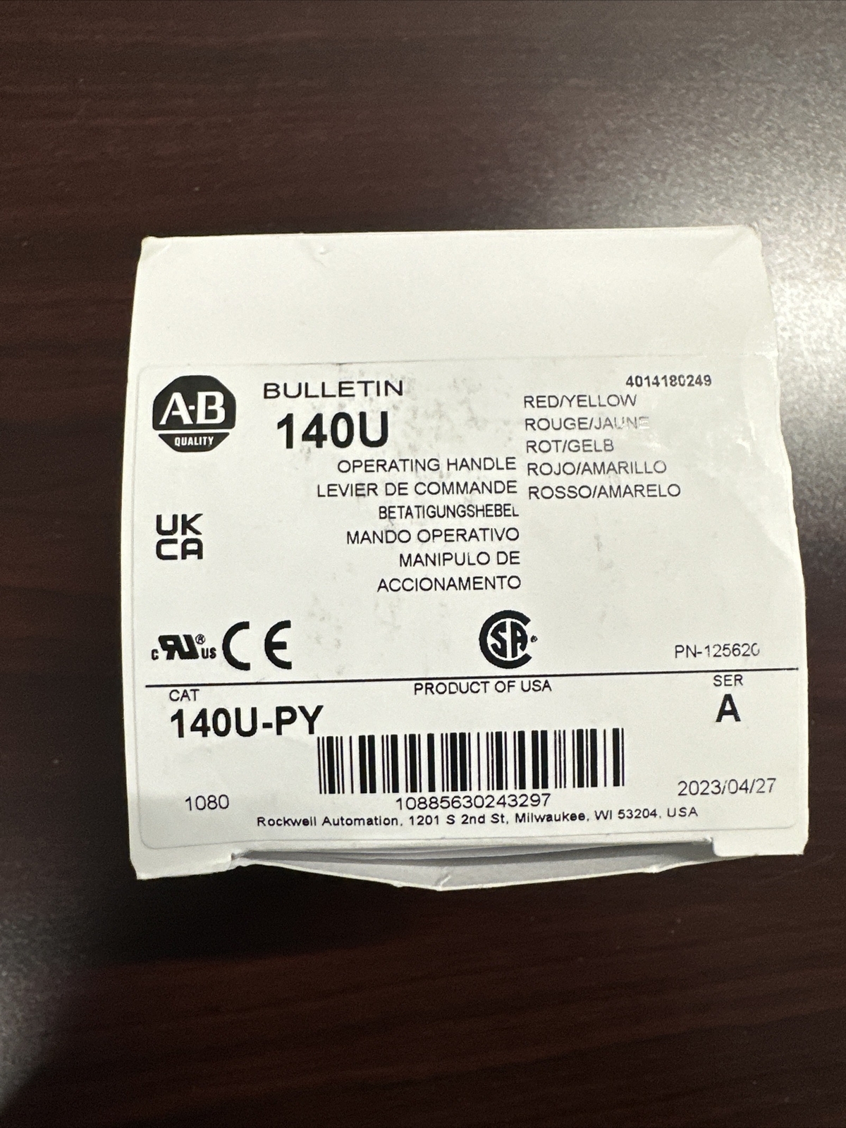 Allen Bradley 140u-py Operating Handle 140UPY for sale online | eBay