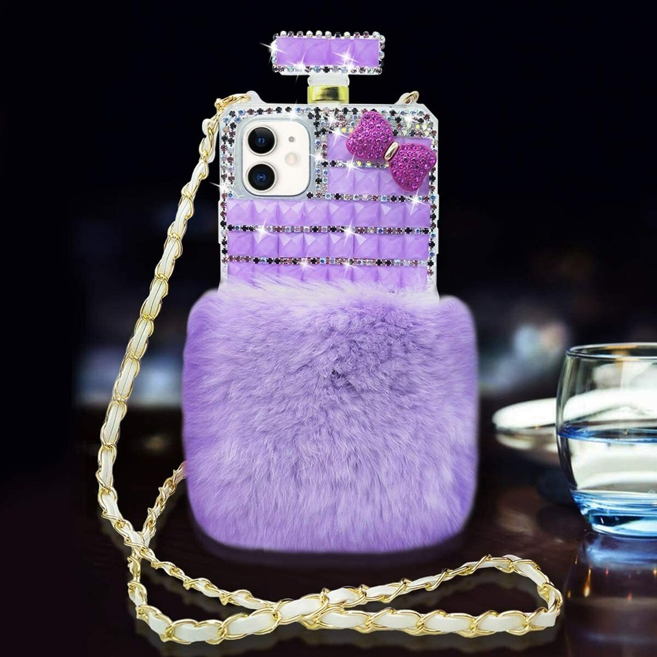 NEW Bling Sparkle Diamonds Perfume Bottle Phone Case For SAMSUNG/ Apple ...