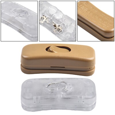 In Line Switch Rocker Switch Bedside Lamp Switch For Desk Lamp Plastic ...