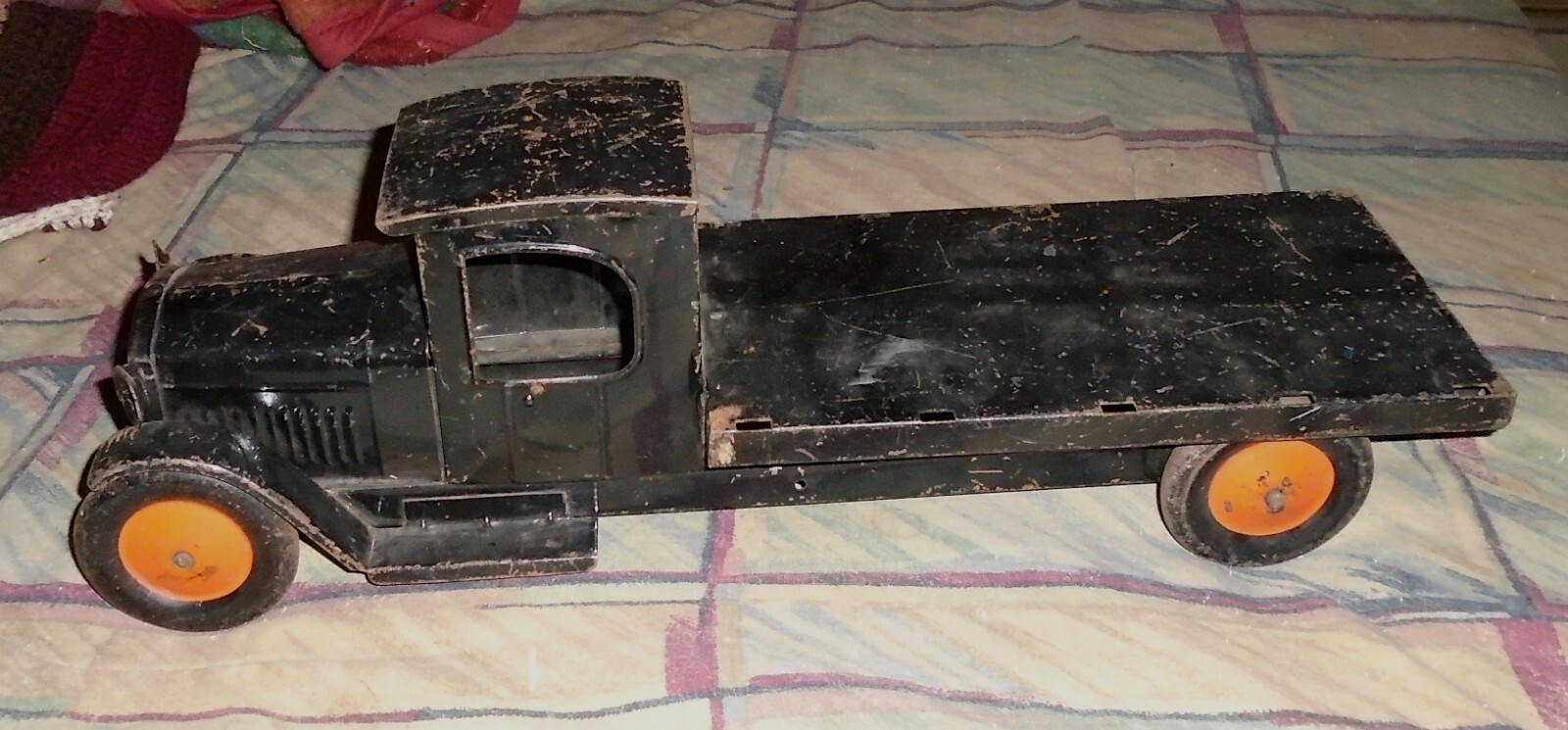 Antique 1920’s Structo Pressed Steel Stake Truck Very Good Condition. L ...