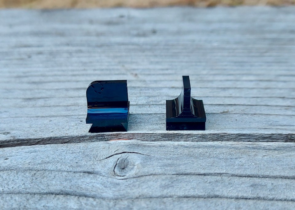 Patridge Style Front Rifle Sights 3/8" Wide Base | eBay