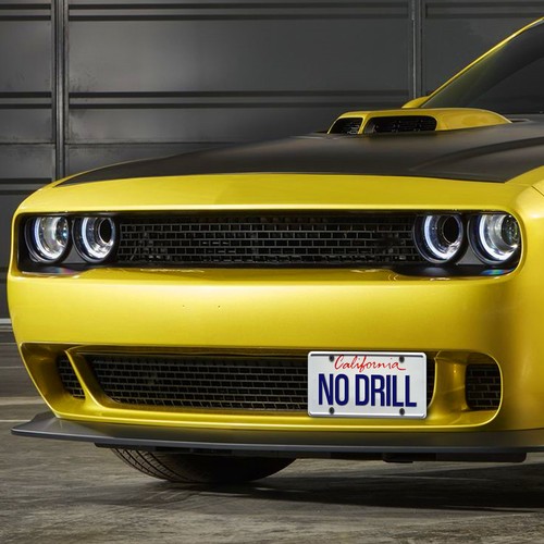 Quick Release Front License Plate Bracket Kits for Dodge Challenger ...