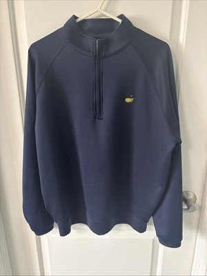 Masters Tech Augusta National Navy Golf Pullover | eBay