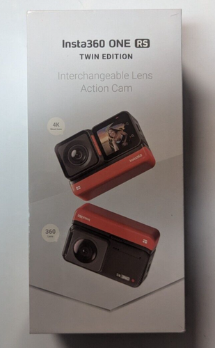 Insta360 ONE RS Twin Edition Interchangeable Lens Action Camera - Red ...