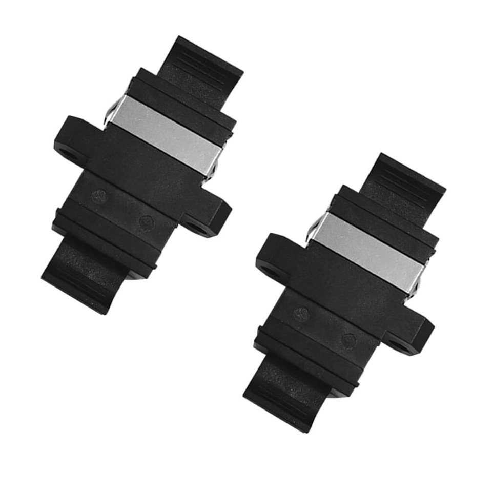 2-Pack MPO to MPO Singlemode Simplex Coupler Optical Fiber Adapter UP ...