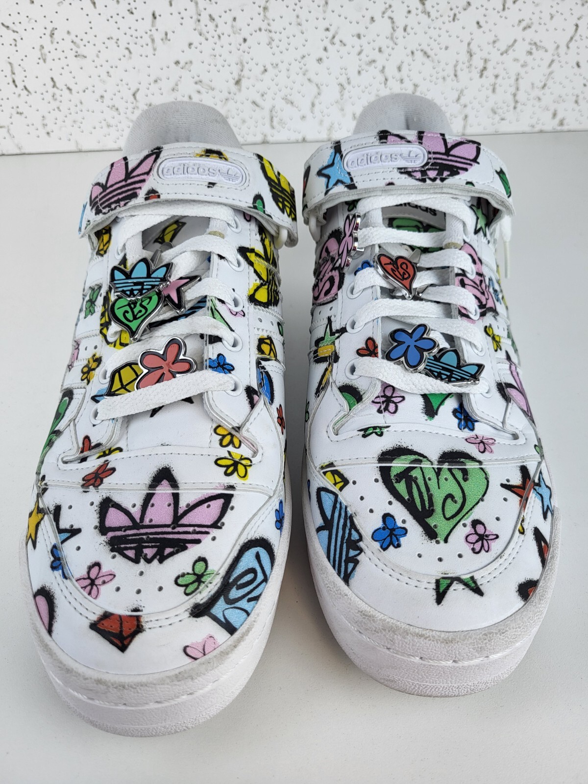 Adidas Jeremy Scott Forum 84 Low Monogram Shoe Sneake… - Gem