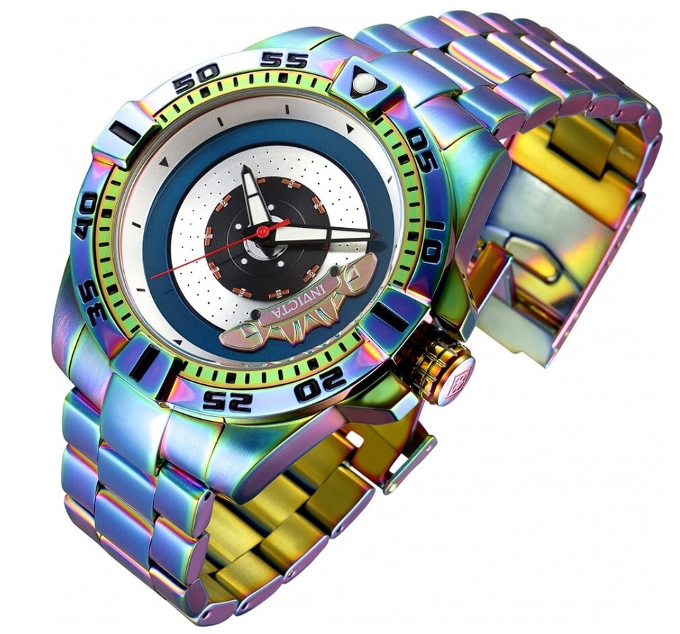 Invicta S1 Rally Caliper Automatic Men's 51mm Rainbow Iridescent Watch ...