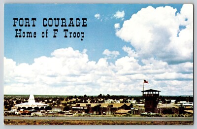 Postcard Fort Courage - Home of F Troop - Houck Arizona | eBay