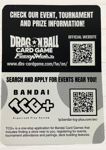 Dragon Ball Super Fusion World FB01 Awakened Pulse Code Card 50-100 ...