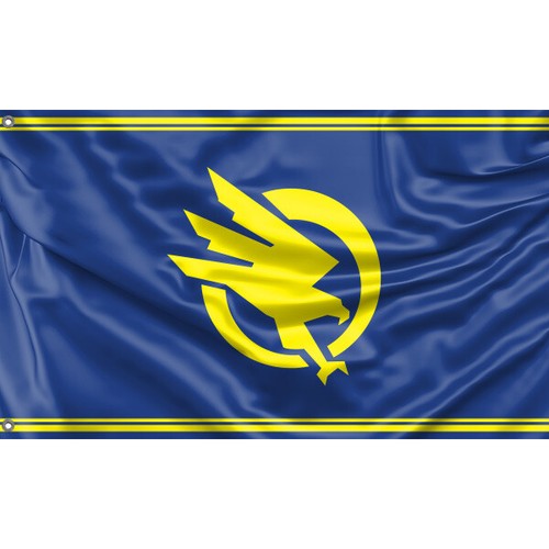 Command & Conquer, Global Defense Initiative Flag, 3x5 Ft / 90x150 cm ...