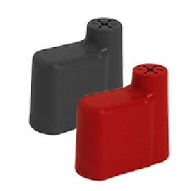 x1 Positive & Negative 90 Degree Battery Cable Lug INSULATOR Cover suit ...