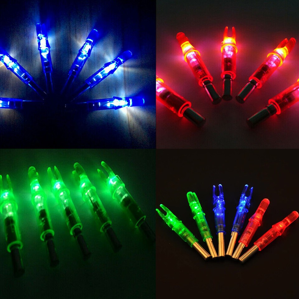 24pcs LED Automatic Lighted Nocks Shooting Archery Arrows Arrow Nock ...