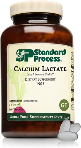 Standard Process Calcium Lactate Immune Support and Bone Strength 360 ...