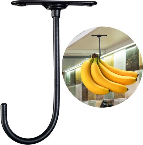 1Pcs Banana Hook Under Cabinet , Hanger to Keep Bananas Fresh, Holder ...