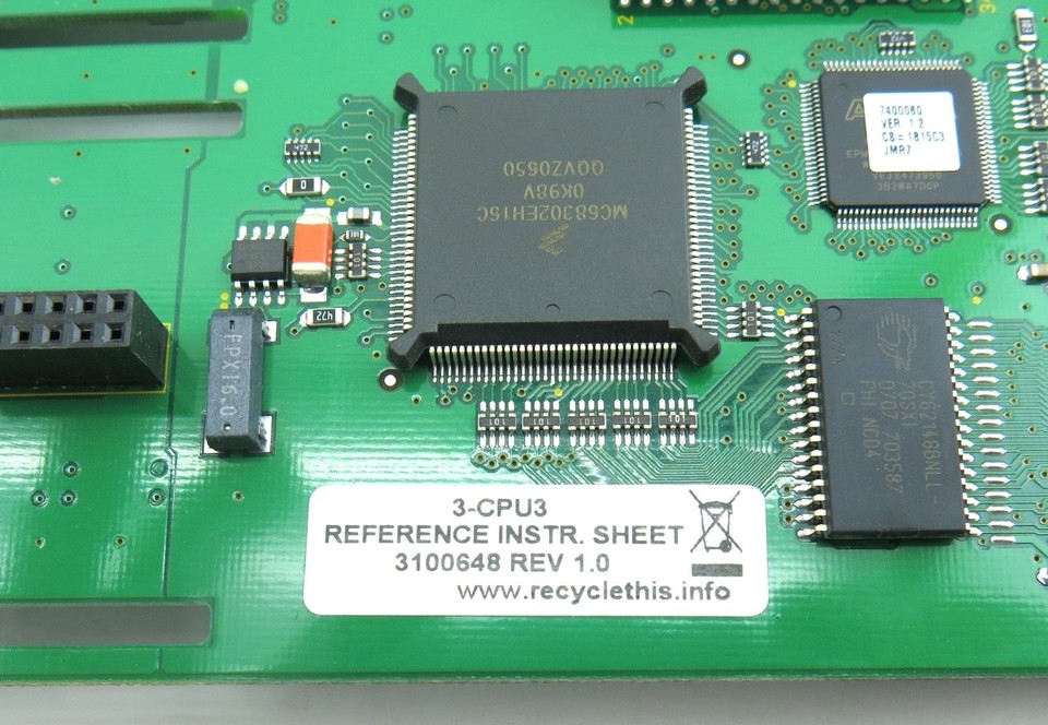 EST Edwards 3-CPU3 Fire Alarm CPU Central Processing Unit Board | eBay