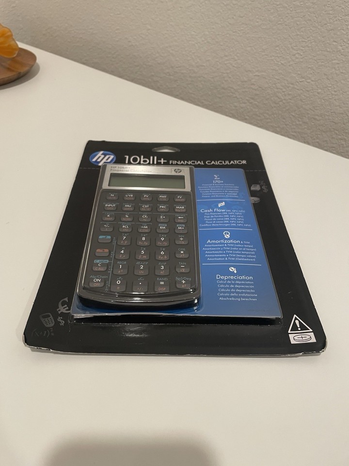 NEW IN BOX - HP 10bII+ Plus Financial Calculator Hewlett Packard | eBay UK