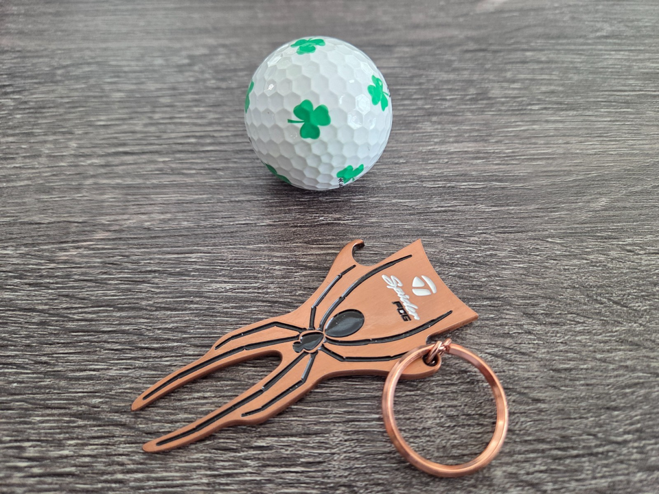 Rare TaylorMade Golf Spider Divot Pivot Repair Tool w/ ball marker/Key ...