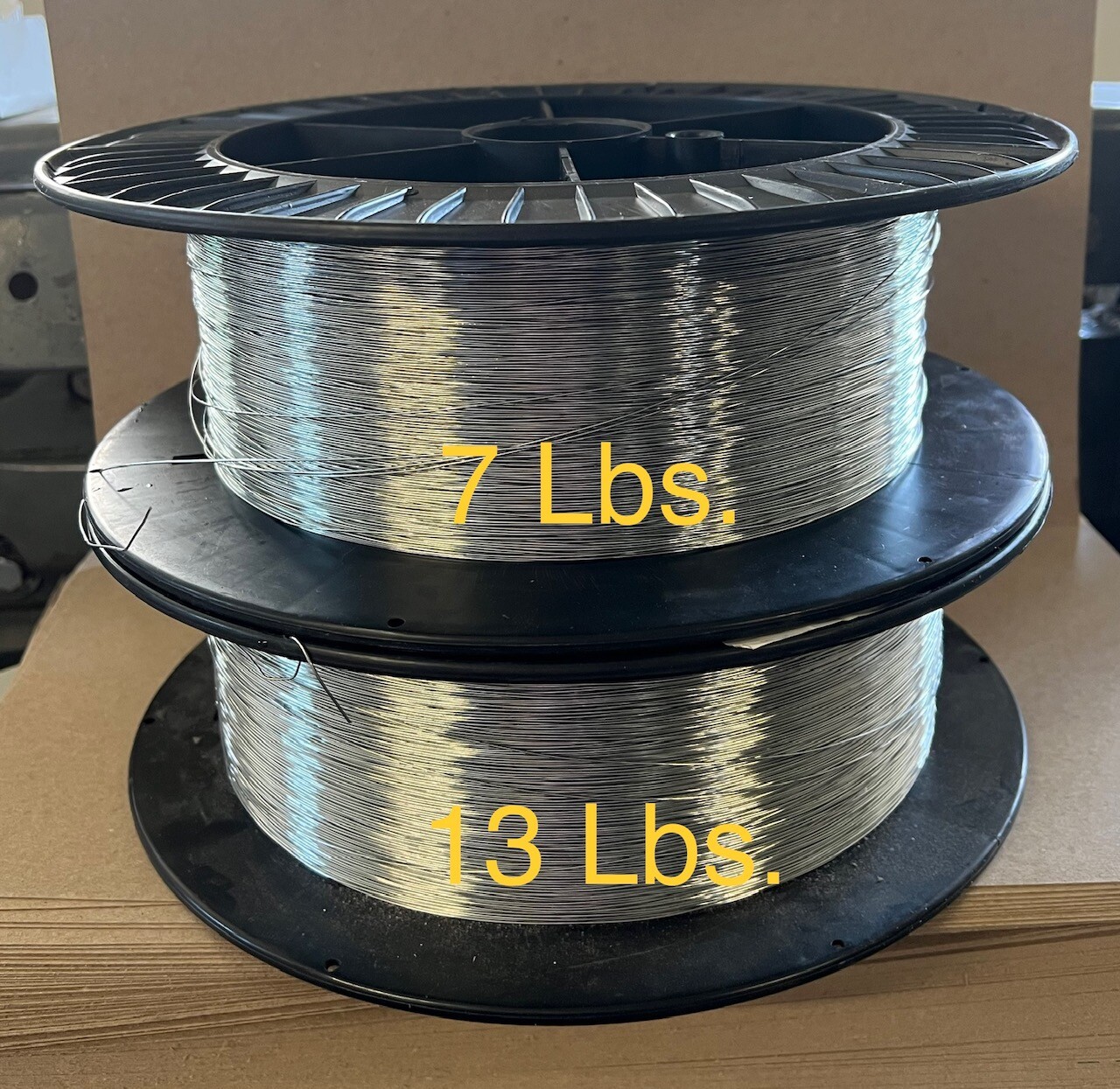 Stitching Wire 2 Partial Rolls (7lb & 13lb Spools) 23 Gauge Bindery ...