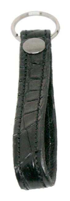 ALLIGATOR KEY RING LONG REAL FLORIDA ALLIGATOR LEATHER WITH KANGAROO ...