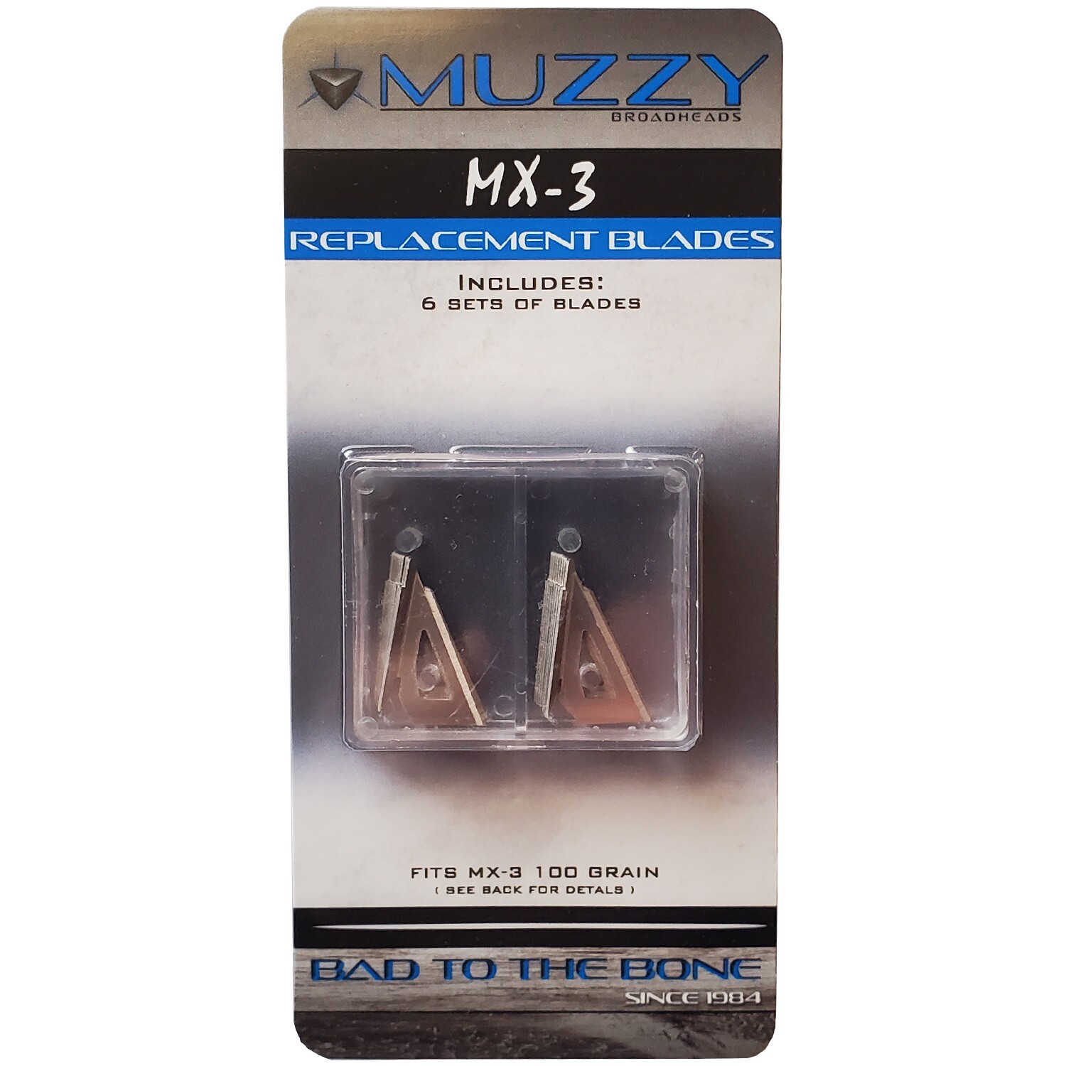 Archery Bowhunting Muzzy Broadheads Mx-3 Replacement Blades 100 Grain ...