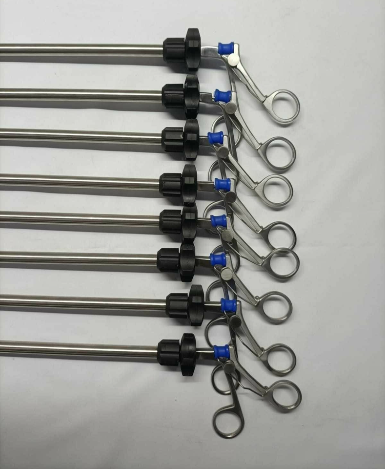 8pc Laparoscopic Gallbladder Extractor & Spoon Forceps 10mm Reusable ...