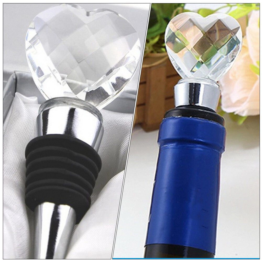 2 Pcs Heart Shaped Wine Stopper Sealing Plugs for Bottles Stoppers | eBay