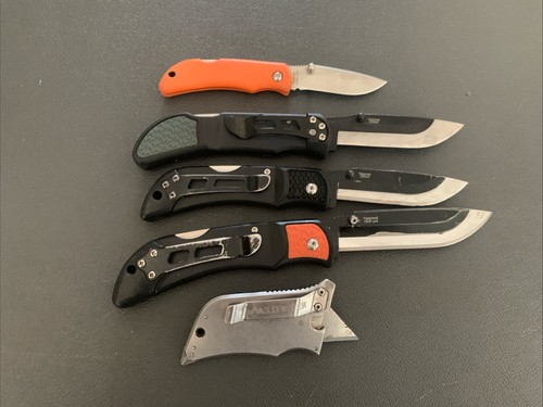 Lot Of 5 Outdoor Edge Knives Razor Lite EDC Onyx Lite Sidewinder - 5 ...