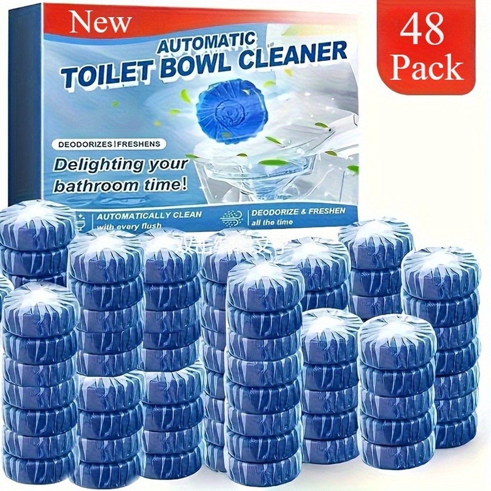 48x Brand New Automatic Toilet Deodorizer Tablets 48 Pack for Fresh ...