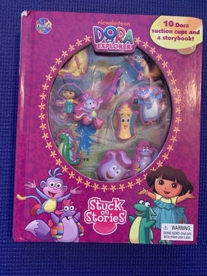NICKELODEON DORA THE EXPLORER STUCK ON STORIES BOOK By Phidal ...
