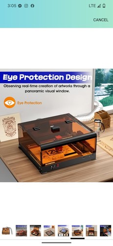 ATOMSTACK B3 Enclosure for Laser Engraver, Protection Box with Smart ...