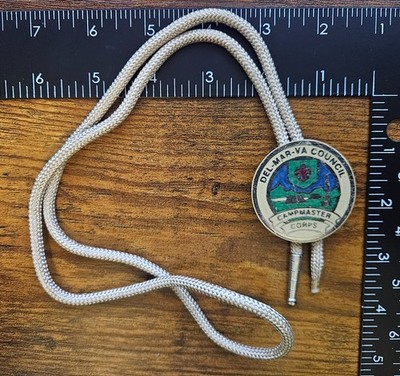Del Mar Va Council Campmaster Corps Vintage Boy Scout Bolo Tie BSA | eBay
