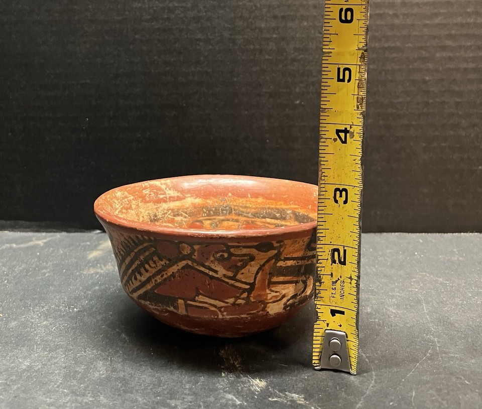 Pre-Columbian Authentic Solid Artifact Polychrome Mayan Copador Pottery ...