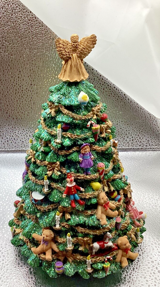 San Francisco Music Box Company Rotating Christmas Tree “Twelve Days ...