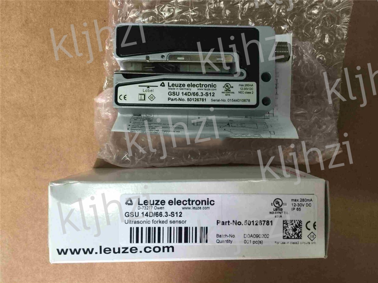1PC Unopened New 14D/66.3-S12 Ultrasonic Label Detection Sensor Fast ...