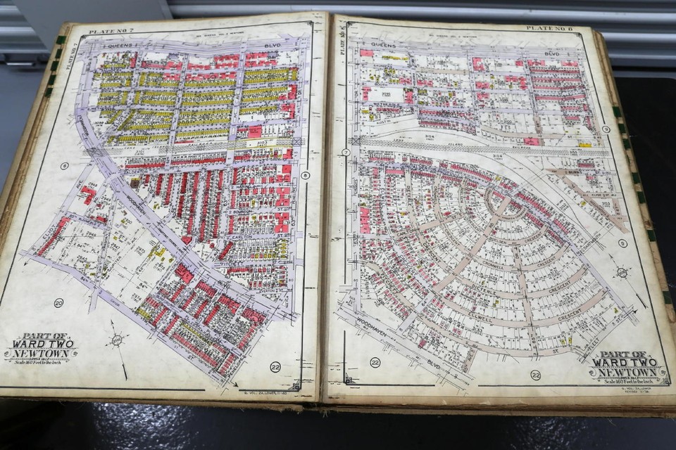 1929 E. BELCHER HYDE ATLAS OF NEW YORK CITY-QUEENS-VOLUME TWO-40+ MAPS ...