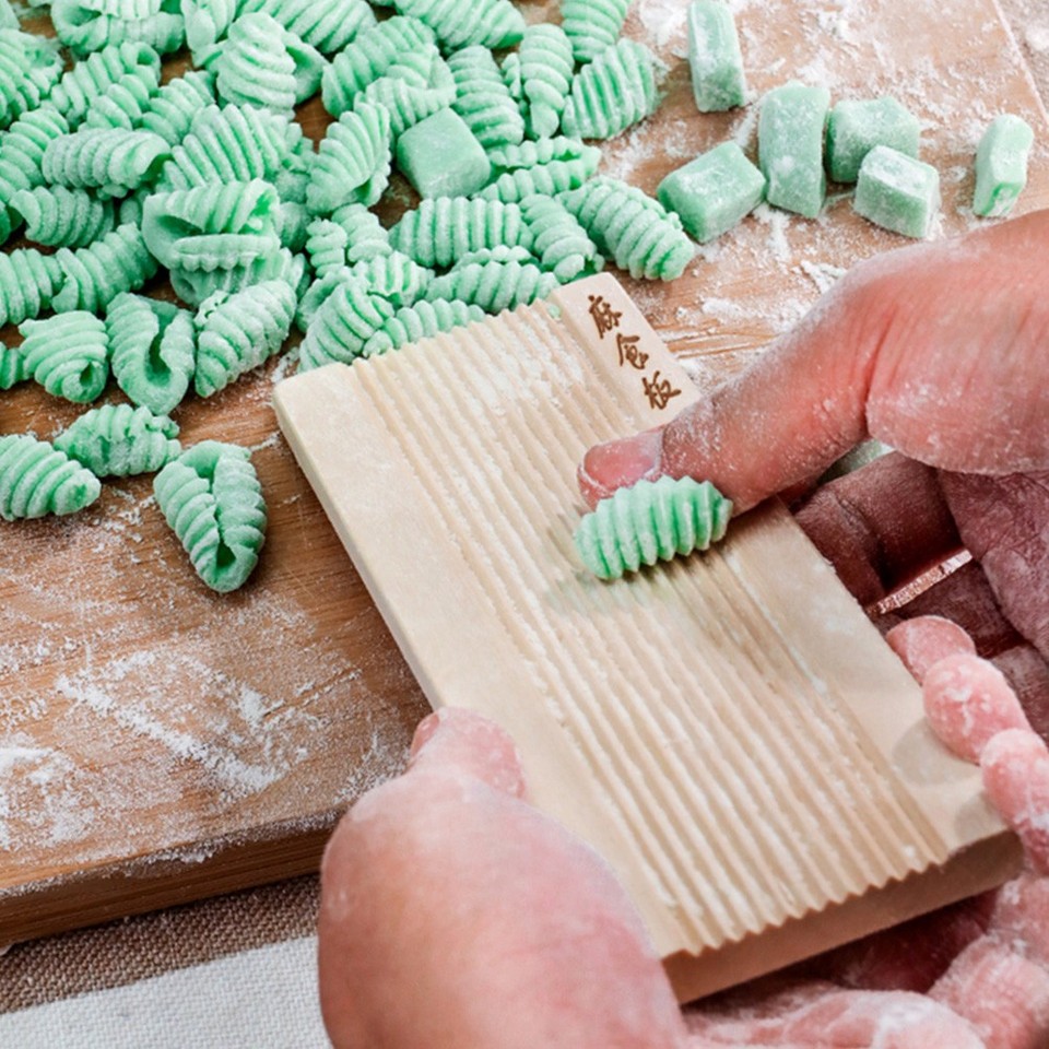 1 Pc Gnocchi Maker Board Gnocchi Mold Wooden Pasta Making Board (Random ...