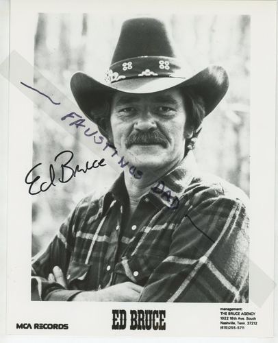 Autographed 8x10 Photo Country Music Singer Songwriter Ed Bruce | eBay